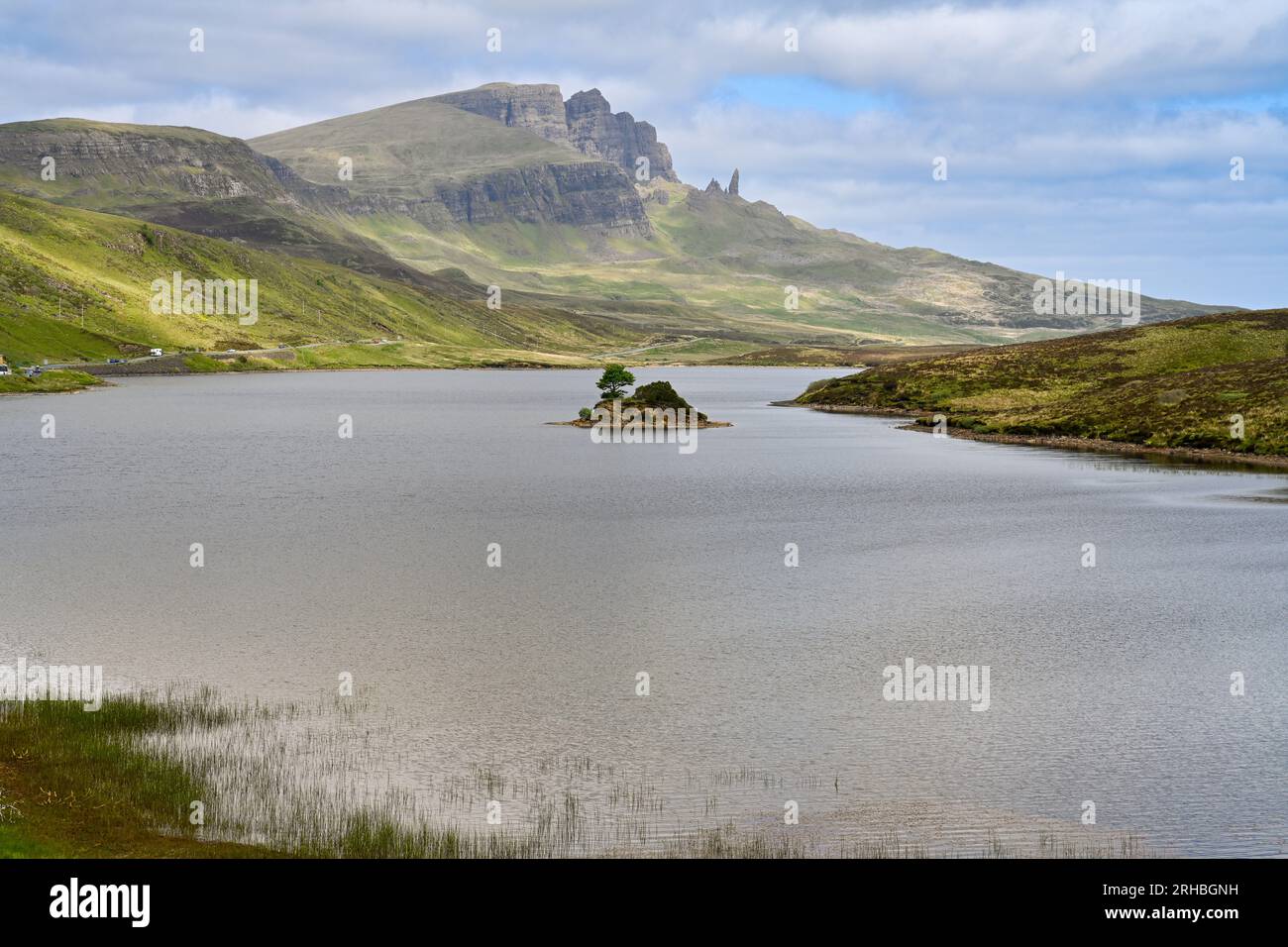 The Old Man of Storr Isle of Skye from Loch Leathan Stock Photo - Alamy