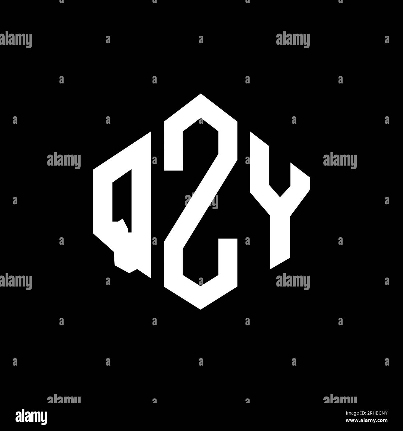 Qzy logo design Stock Vector Images - Alamy