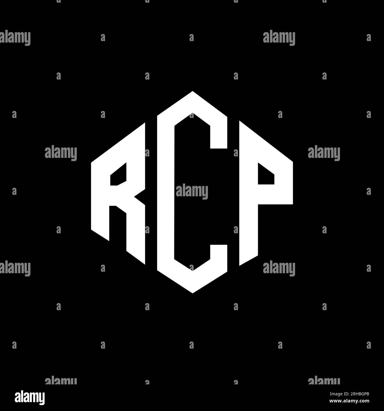 Rcp Letter Logo Design With Polygon Shape Rcp Polygon And Cube Shape Logo Design Rcp Hexagon