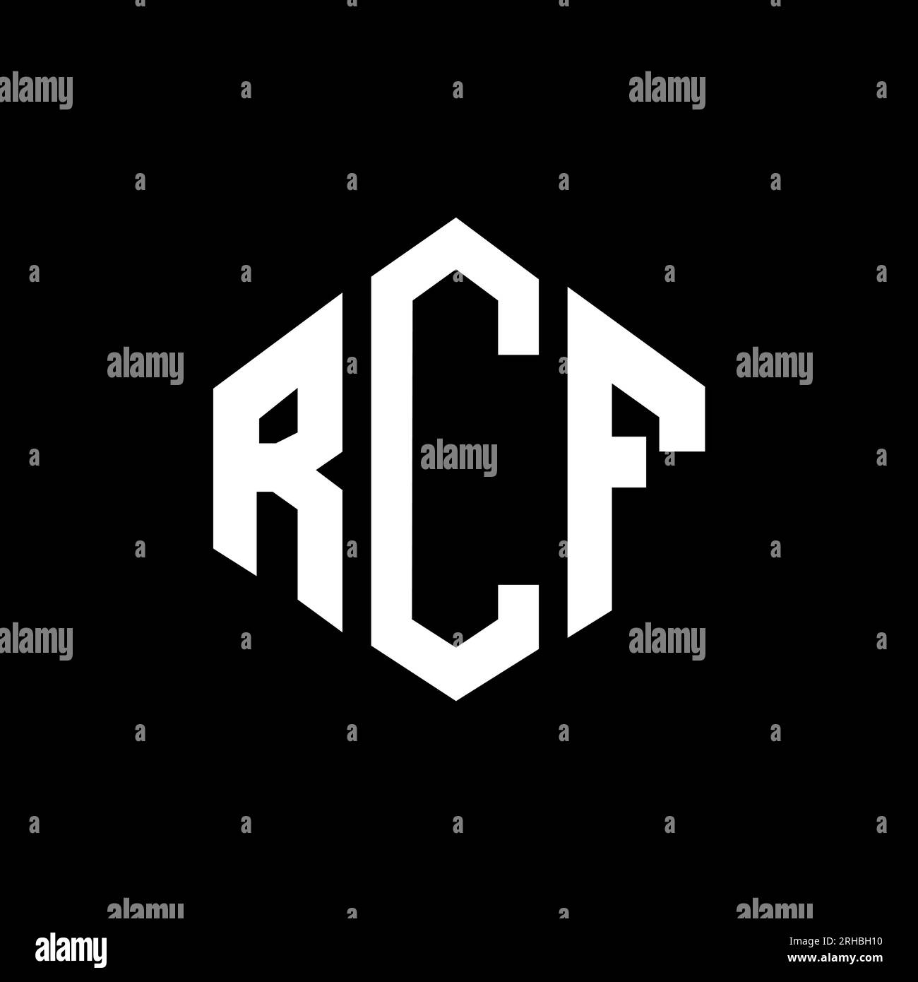 Rcf logo design Stock Vector Images - Alamy