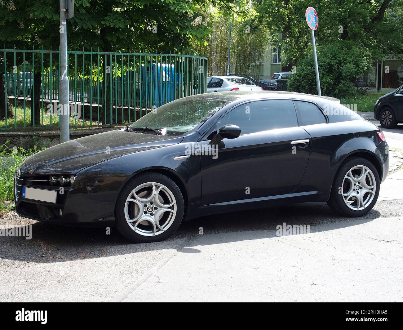 Alfa Romeo Brera sports coupe car, Hungary, Magyarország, Europe Stock ...