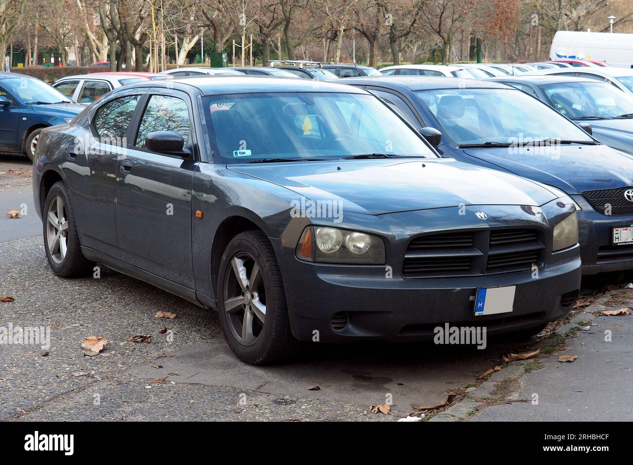 Dodge Charger car, Hungary, Magyarország, Europe Stock Photo - Alamy