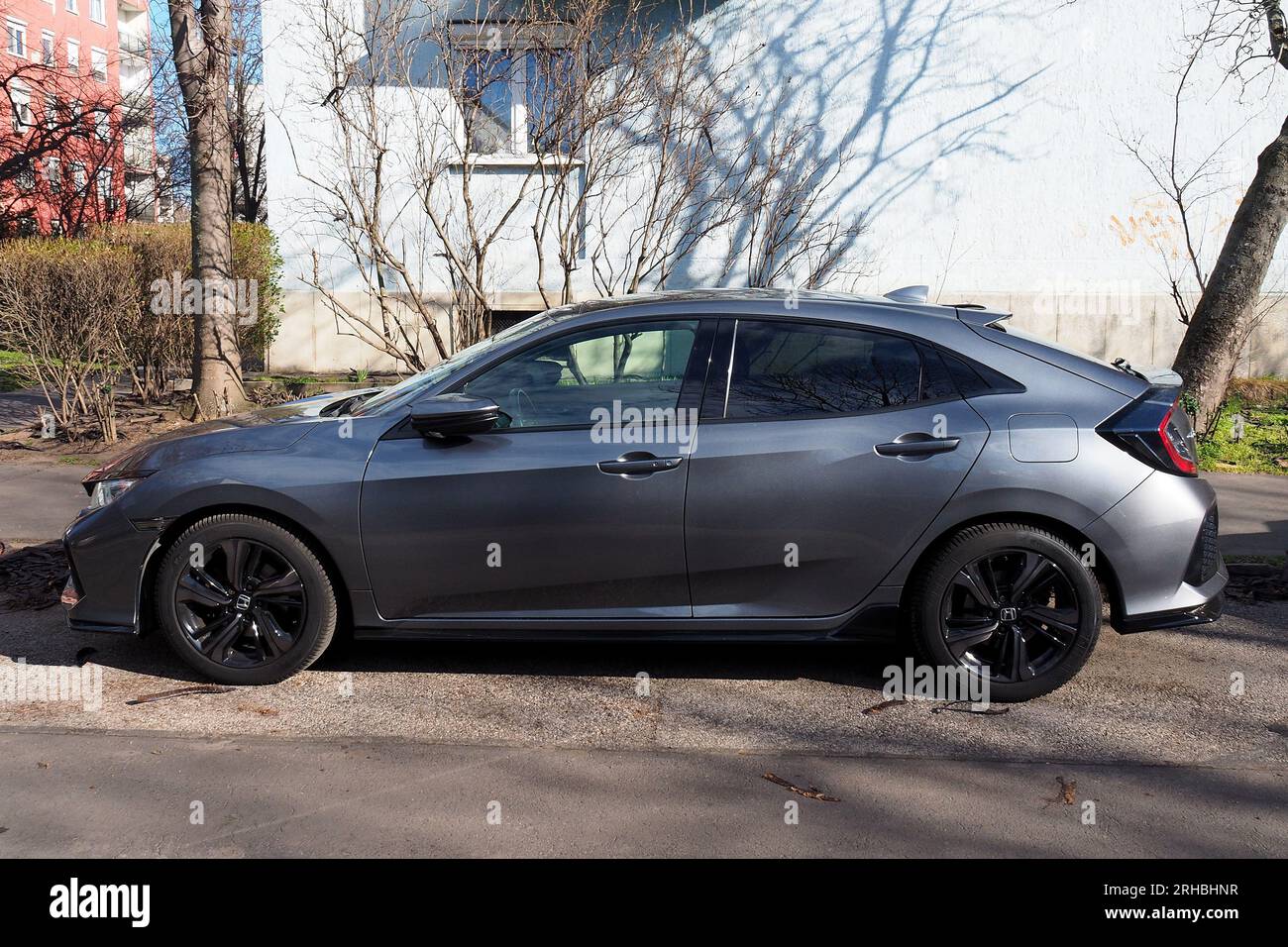 Honda Civic hatchback car, Japanese, Hungary, Magyarország, Europe ...