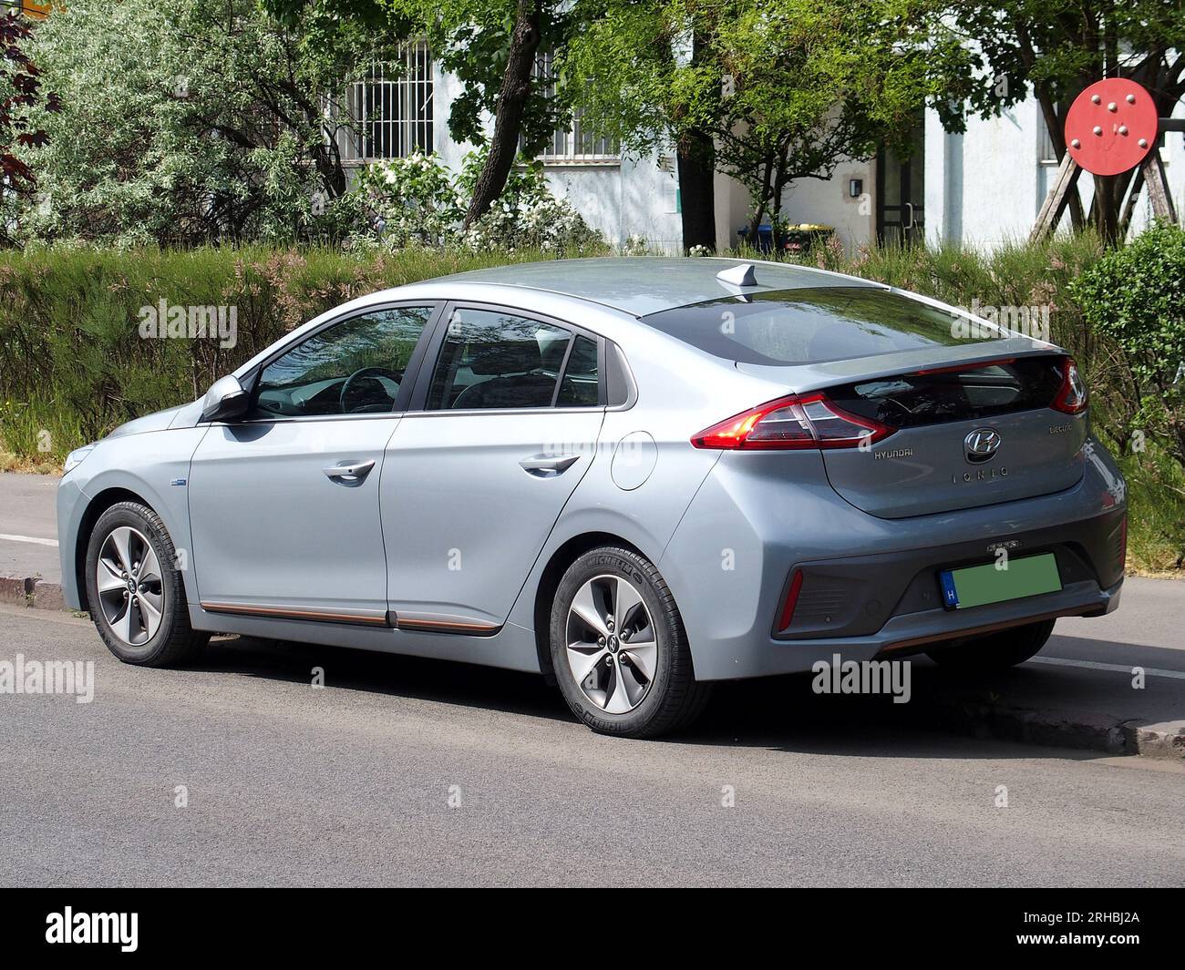 Hyundai Ioniq compact car, (South Korean multinational automotive ...