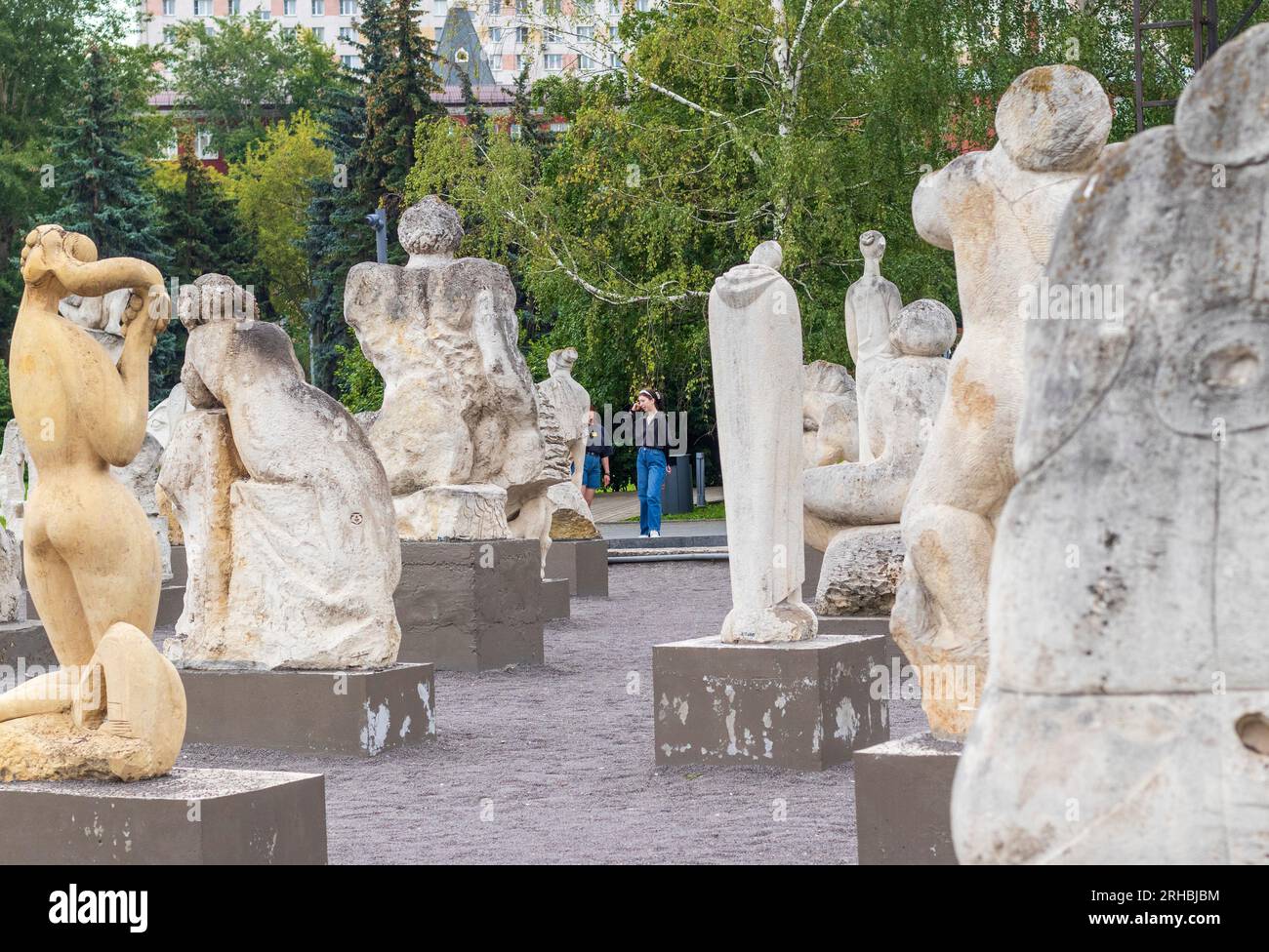 Moscow, Russia - 07.17.2023 - Sculptures at muzeon park Stock Photo - Alamy