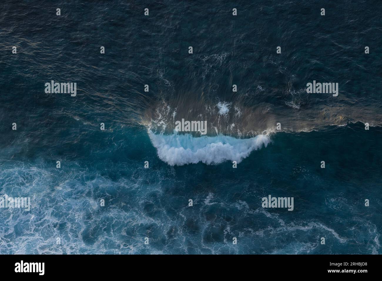 Very big waves off the coast of Morocco in the Atlantic Ocean on a ...