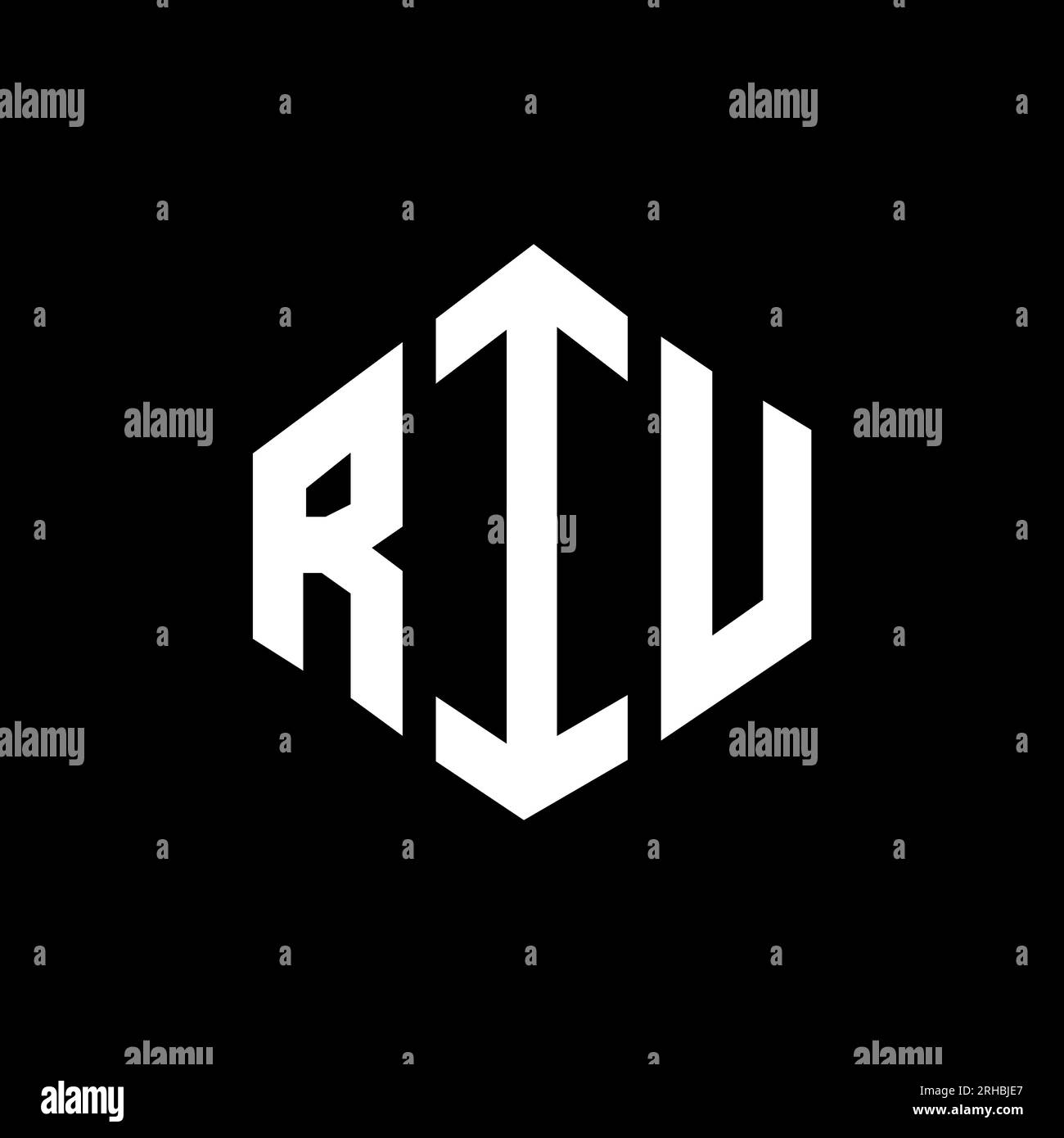 Riu logo design Stock Vector Images - Alamy