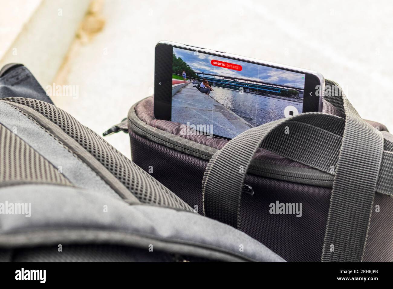 Tourism outdoor recording technology hi-res stock photography and ...