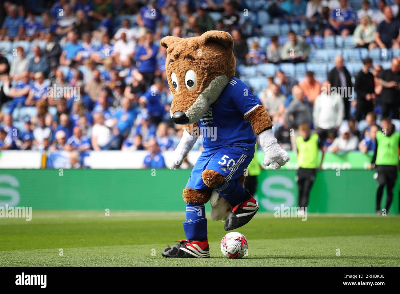 Leicester city mascot hi-res stock photography and images - Alamy