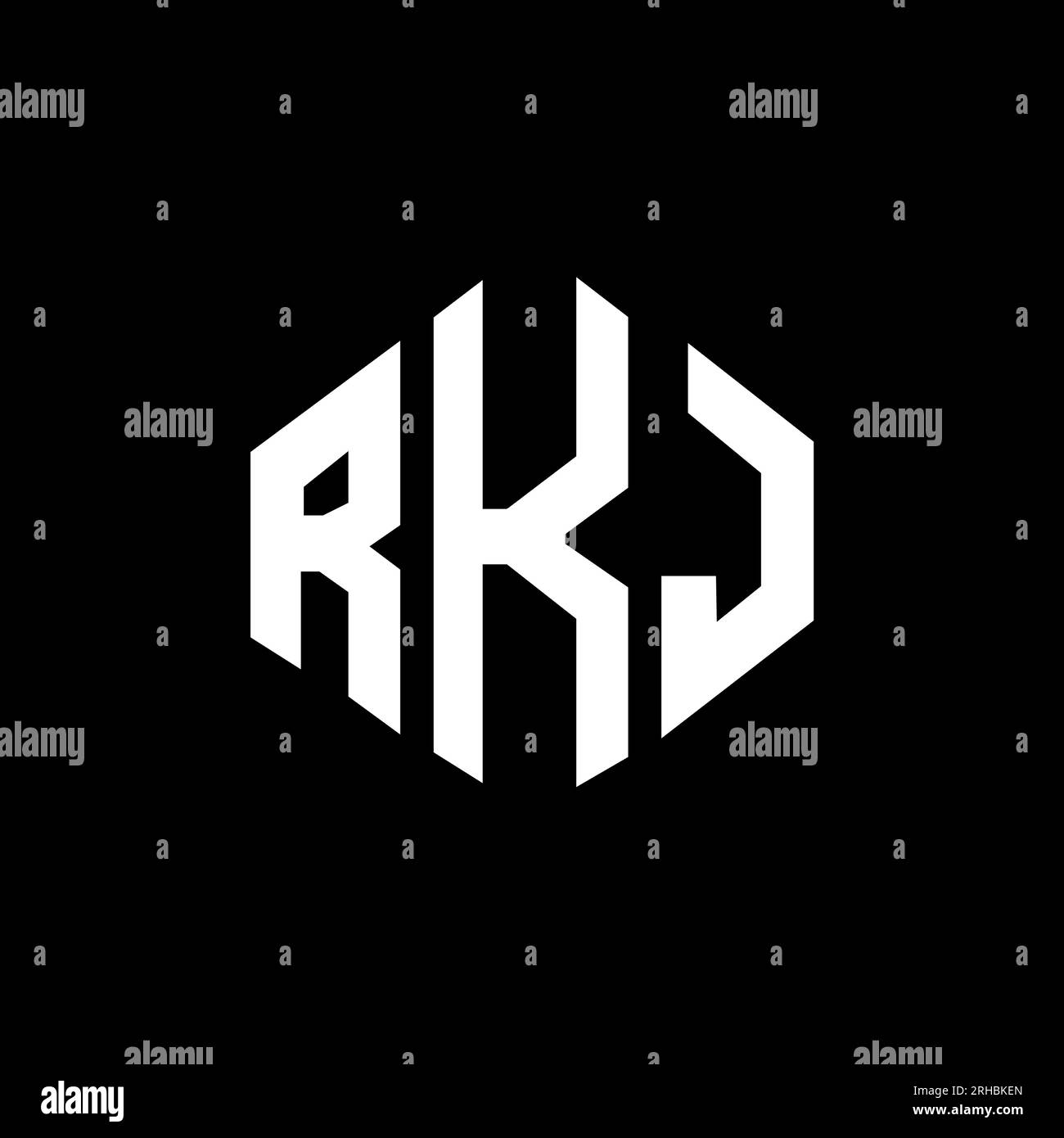 Rkj logo design hi-res stock photography and images - Alamy