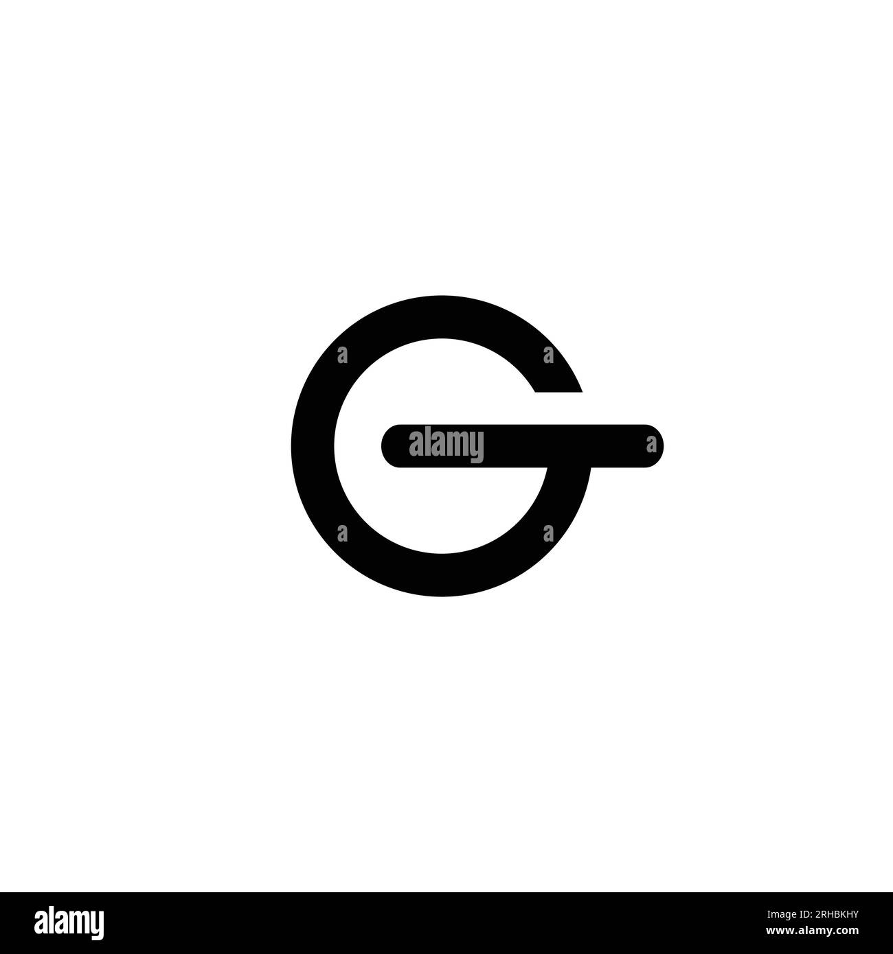 G logo vector minimalist design cor company icon letter symbol black ...