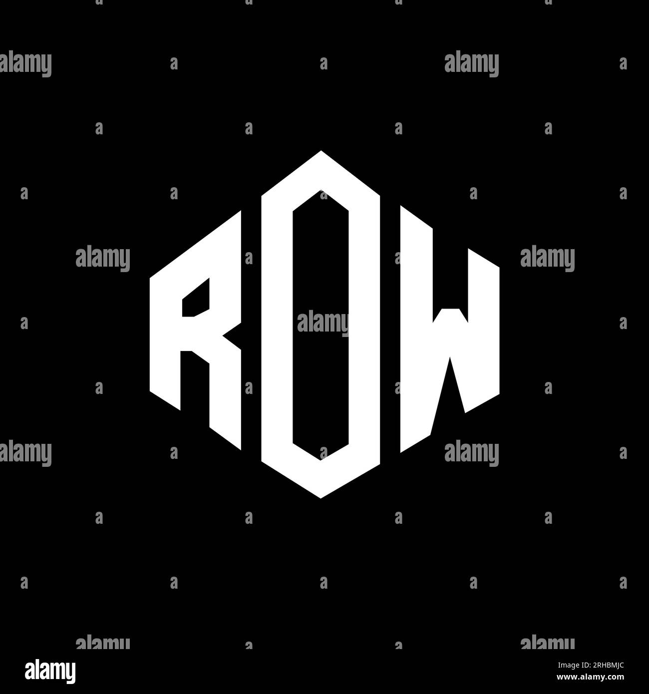 Row monogram hi-res stock photography and images - Alamy