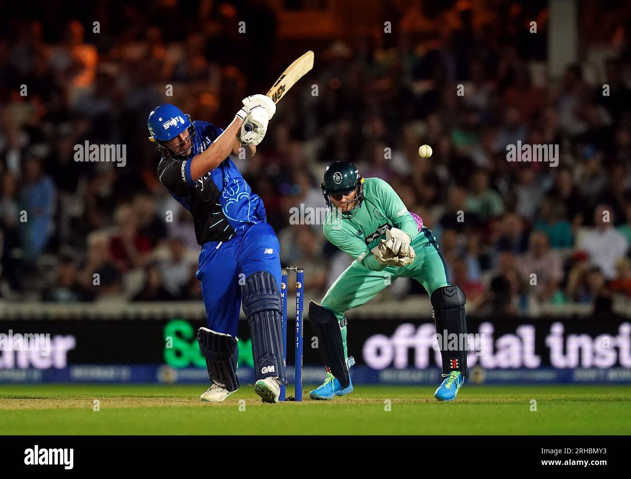 London Spirit’s Dan Lawrence batting during The Hundred match at the ...