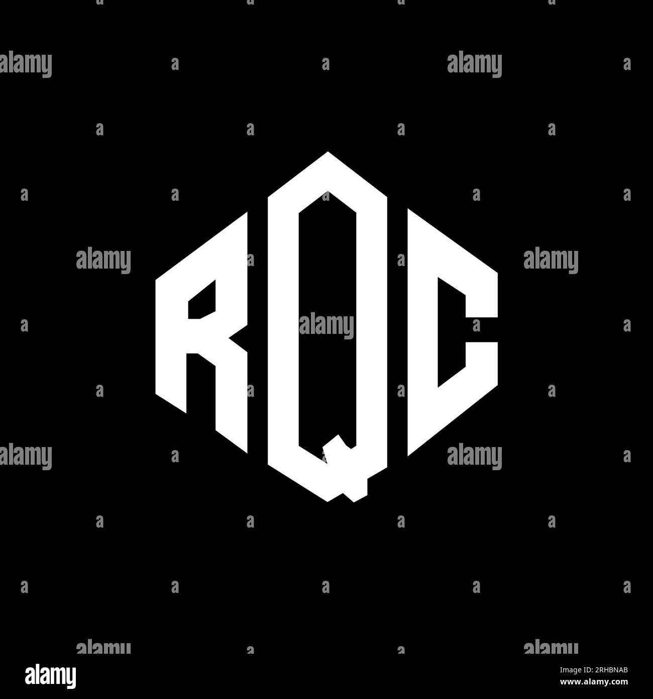 Rqc font Stock Vector Images - Alamy