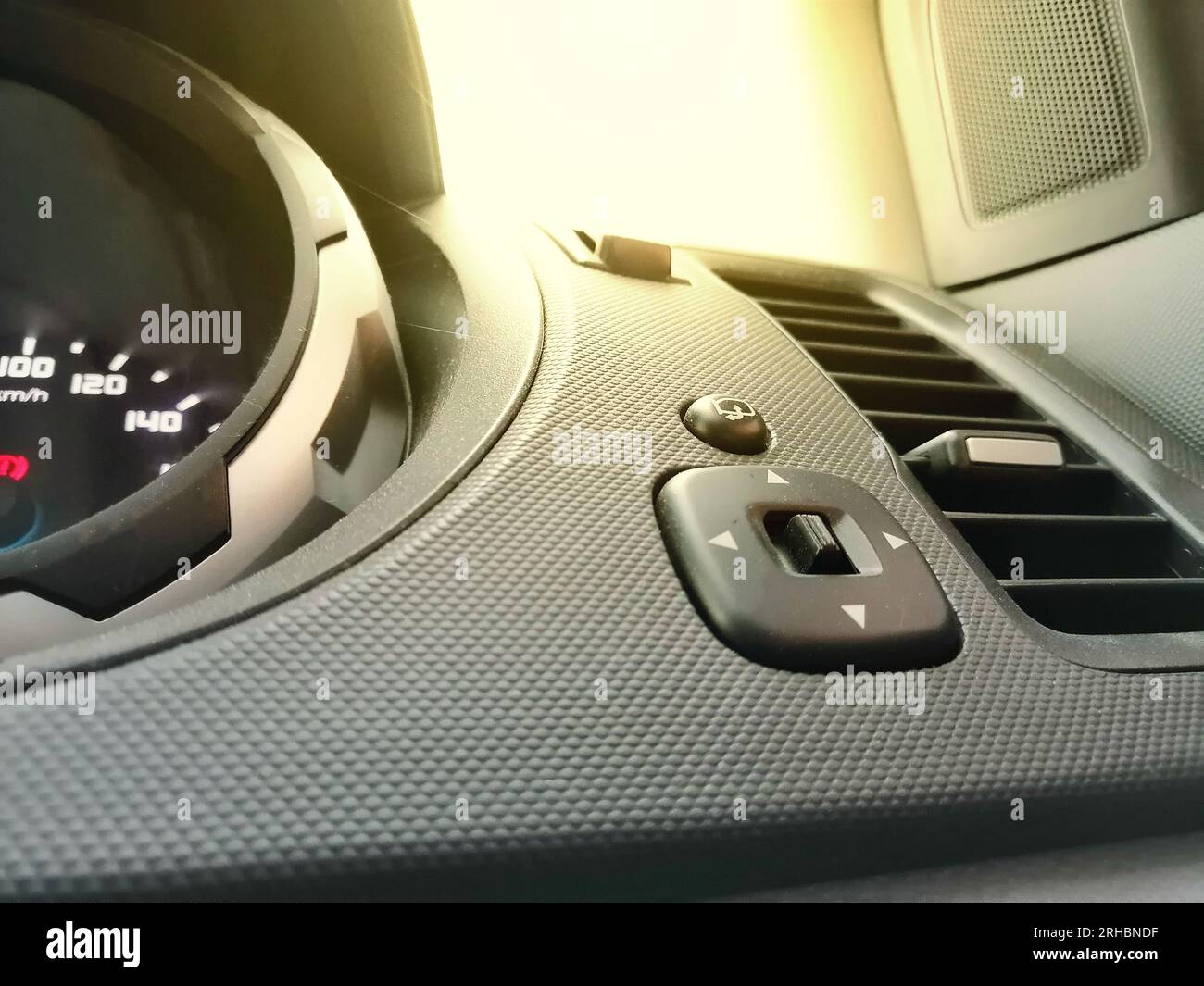 side view of the console inside the car Stock Photo - Alamy