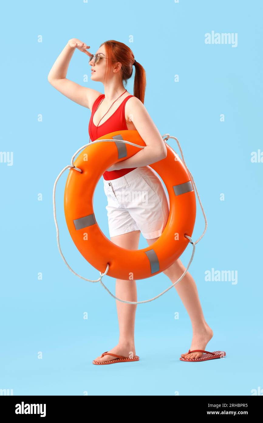 Female lifeguard hi-res stock photography and images - Alamy
