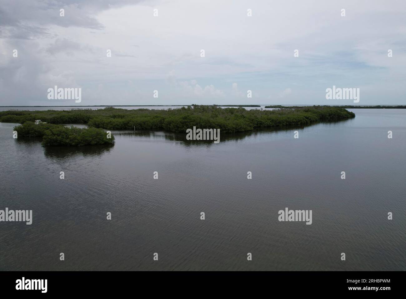 The Manatee Bay is seen off the Florida coast near Key Largo, on Friday ...