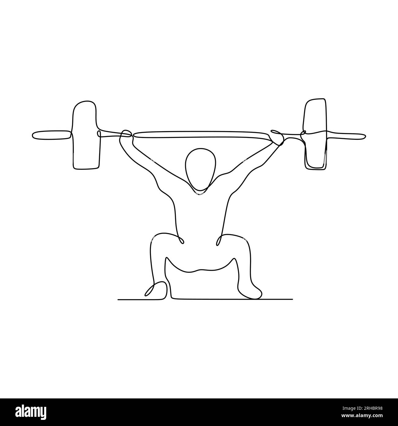Female body builder Stock Vector Images - Alamy