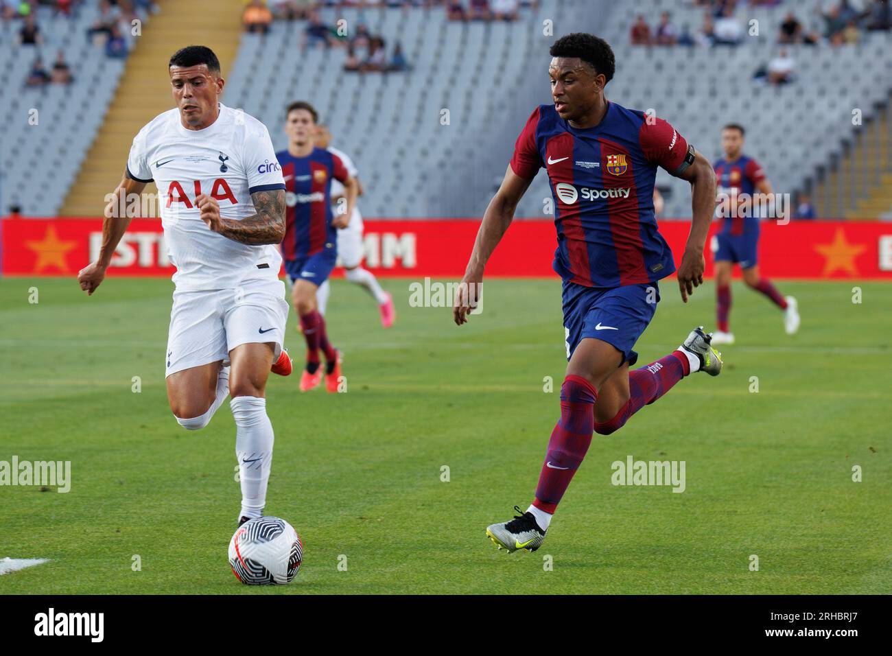 BARCELONA - AUG 8: Balde in action during the Joan Gamper Trophy match ...