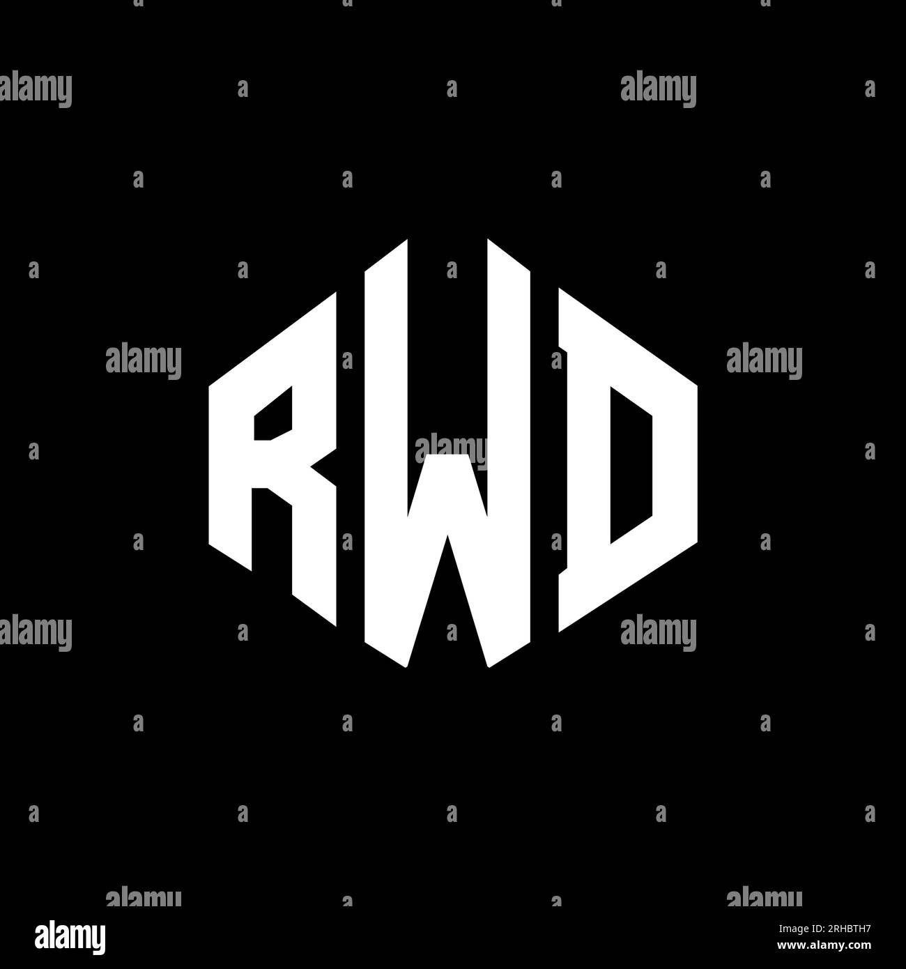 Rwd logo design hi-res stock photography and images - Alamy