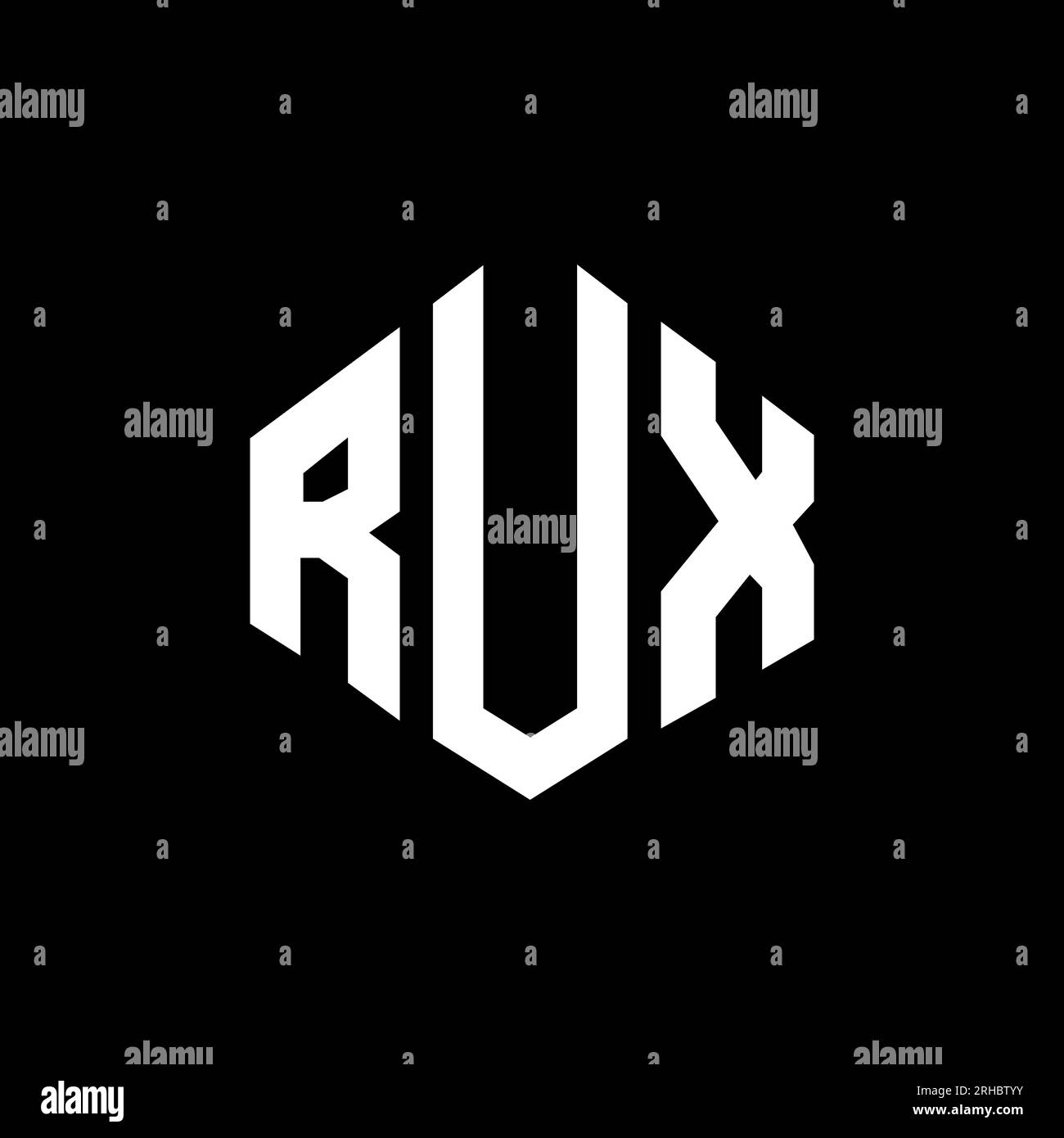 Rux logo design hi-res stock photography and images - Alamy