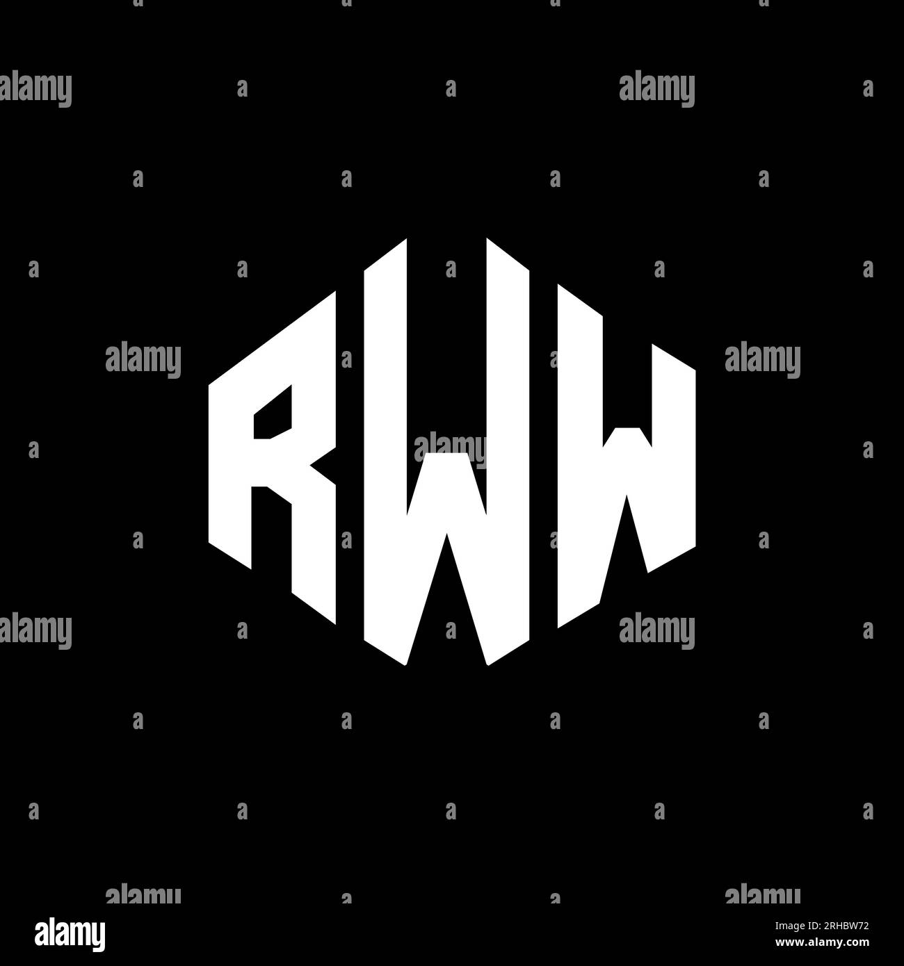 Rww font Stock Vector Images - Alamy