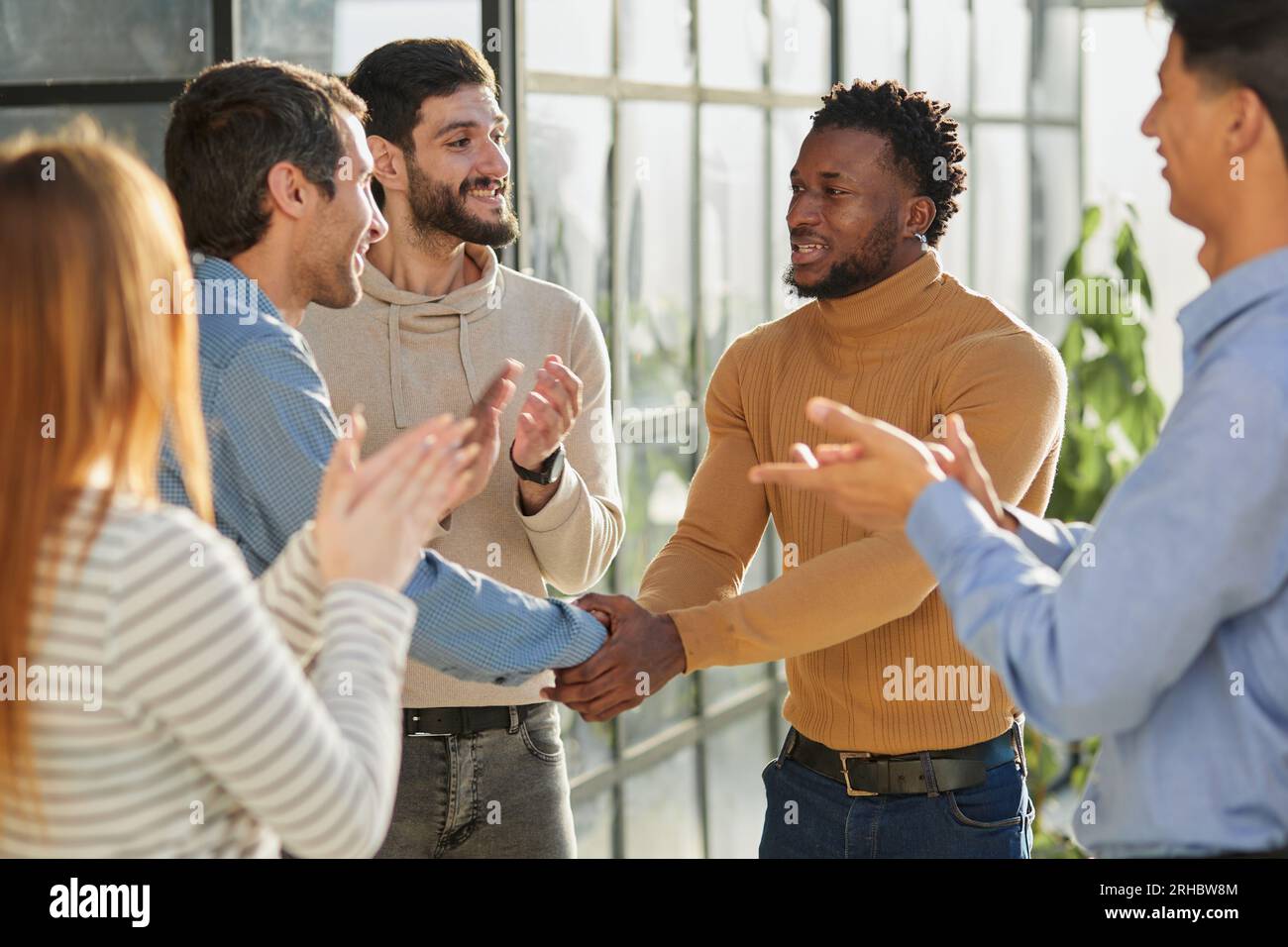 Teamwork holds the capacity for increased productivity Stock Photo - Alamy