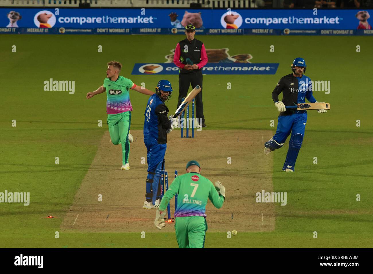 London, UK. 15th Aug, 2023. Sam Curran of The Oval Invincibles ...
