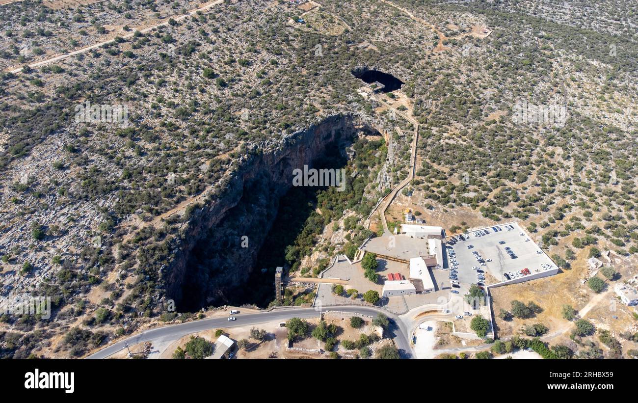 Heaven and hell (Cennet and Cehennem) are two large sinkholes, There is ...