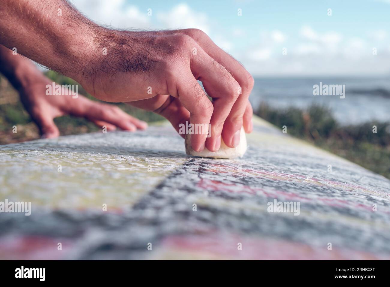 Surfer prepare ride on hi-res stock photography and images - Alamy