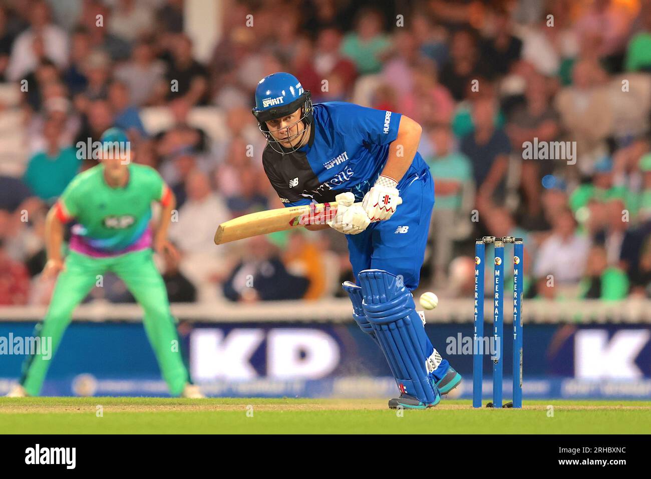 London, UK. 15th Aug, 2023. Adam Rossington of The London Spirit ...