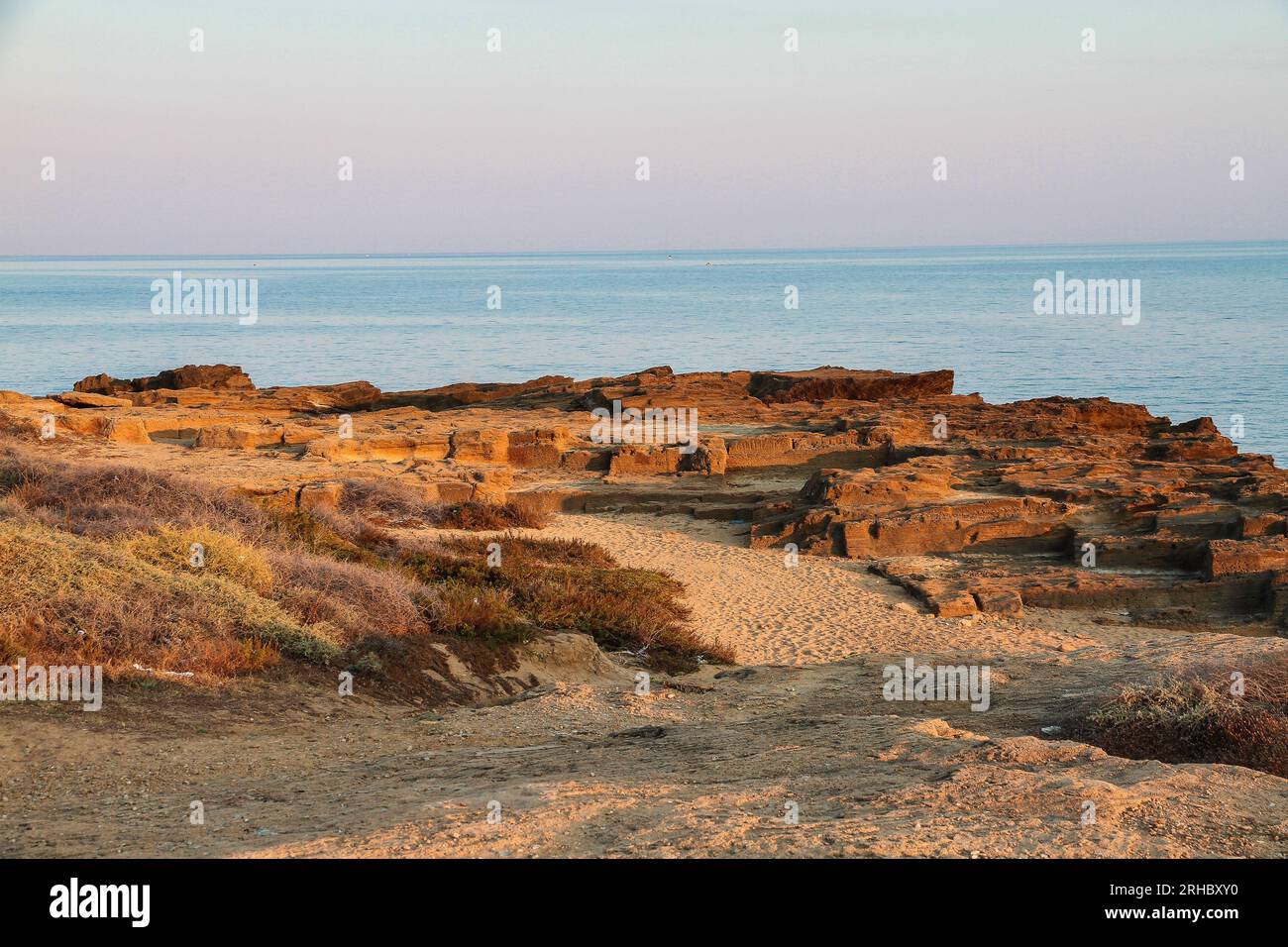 View of the scenic Aragonese Castle, Le Castella on the Ionian Sea in ...