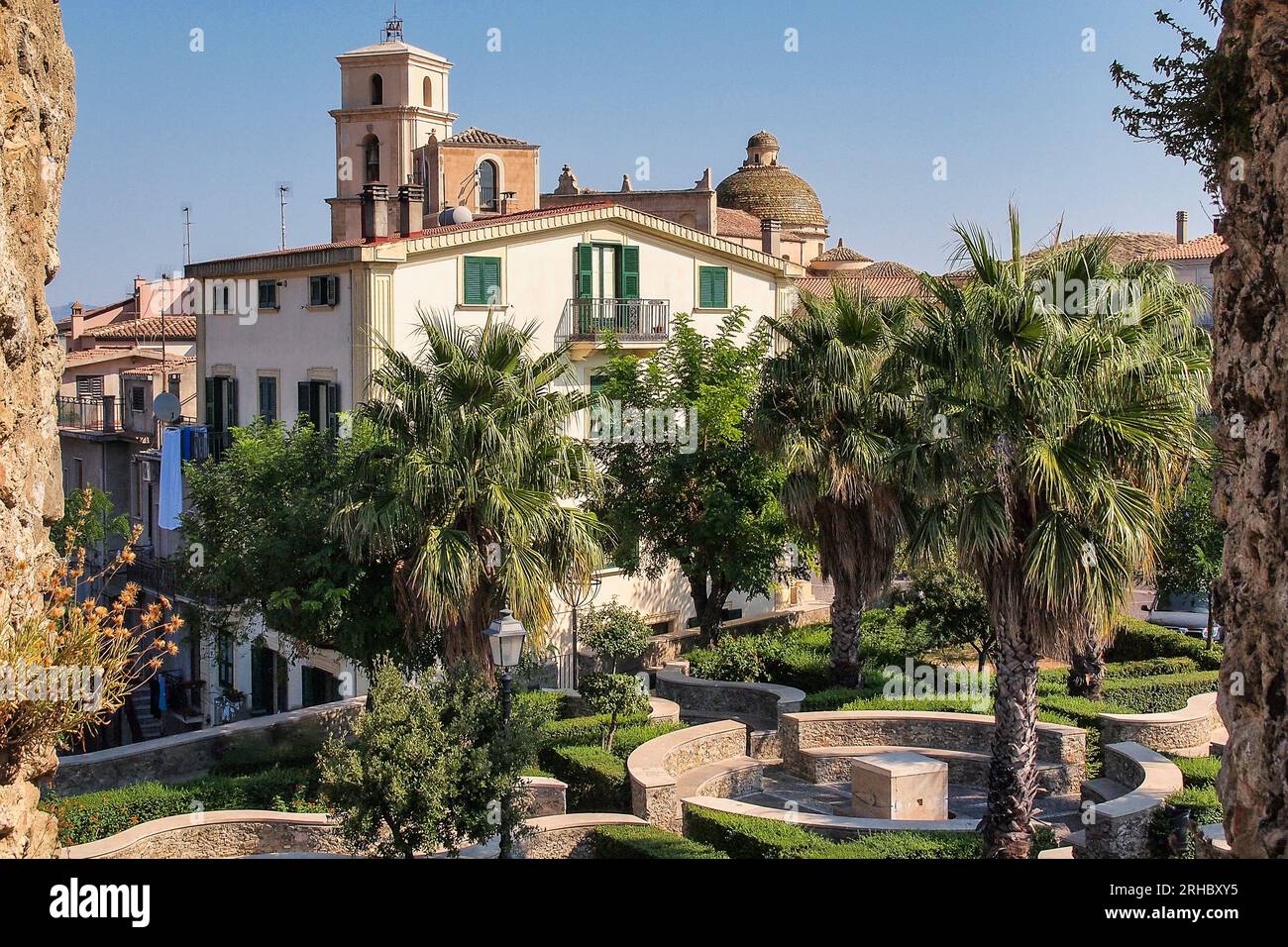 The norman castle in Saint Severina, Calabria in Italy. Castello ...