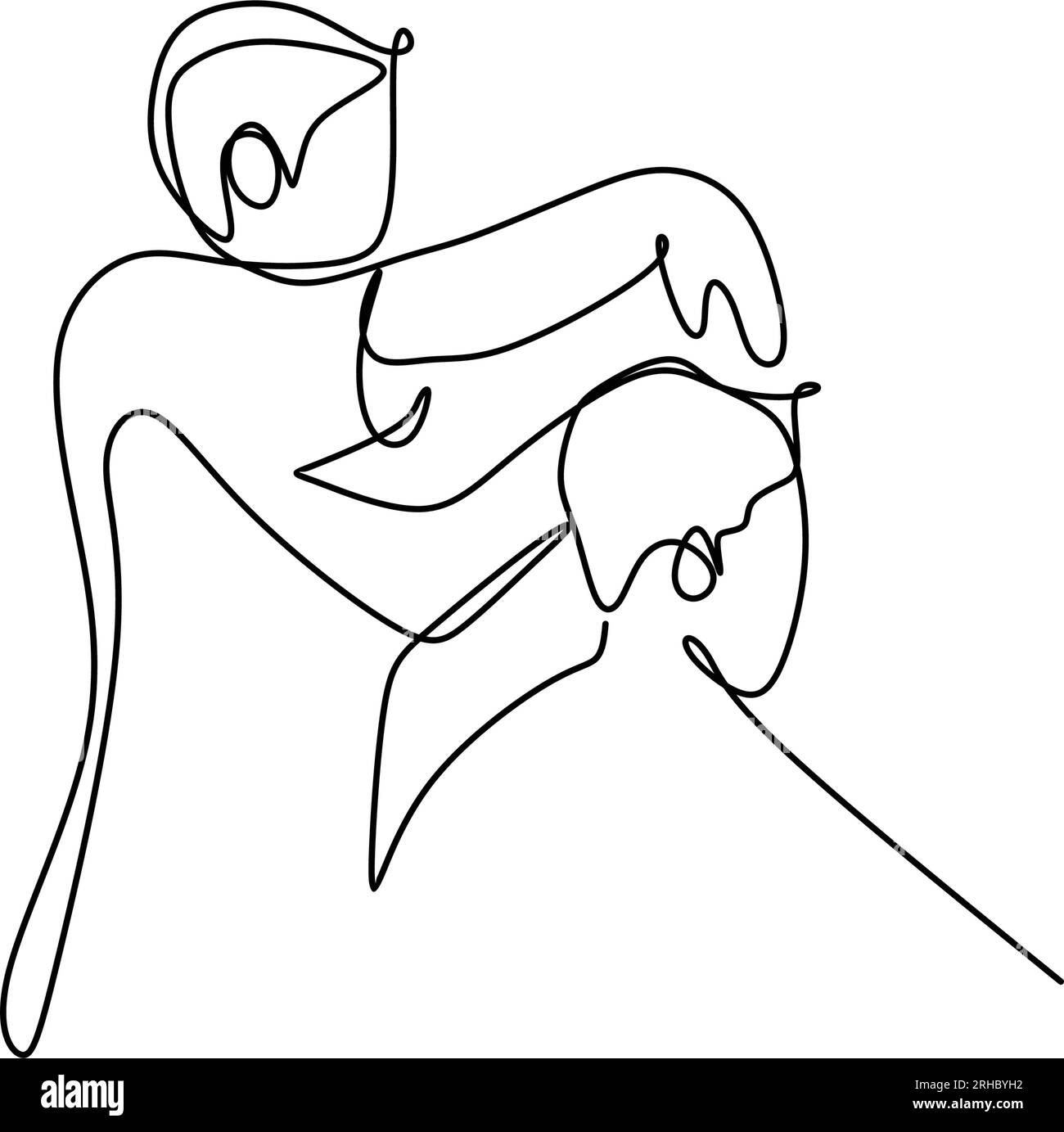 Professional hairdresser scissors continuous Black and White Stock ...