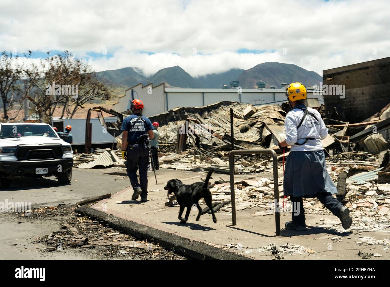 Lahaina, Hawaii (Aug. 14, 2023) - FEMA Urban Search and Rescue teams ...