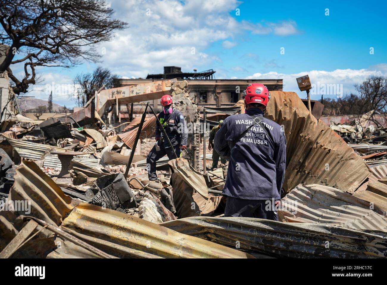 Lahaina, Hawaii (Aug. 14, 2023) - FEMA Urban Search and Rescue teams ...