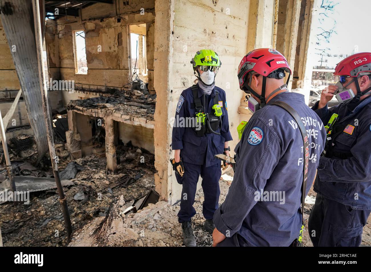 Lahaina, Hawaii (Aug. 14, 2023) - FEMA Urban Search and Rescue teams ...