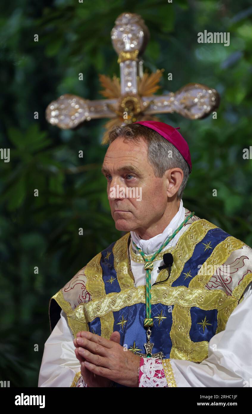 Ziemetshausen, Germany. 15th Aug, 2023. Georg Gänswein, archbishop and ...