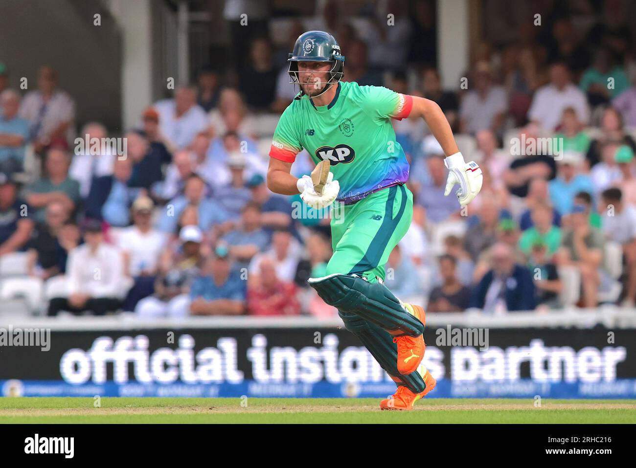 London, UK. 15th Aug, 2023. Will Jacks of The Oval Invincible's batting ...