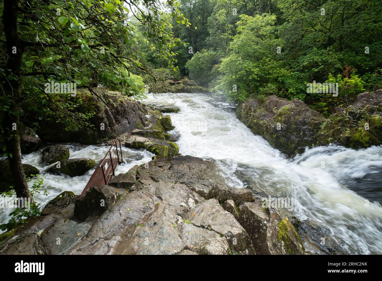 Waterfalls around Elterwater, Skelwith Force and Colwith Force Stock ...