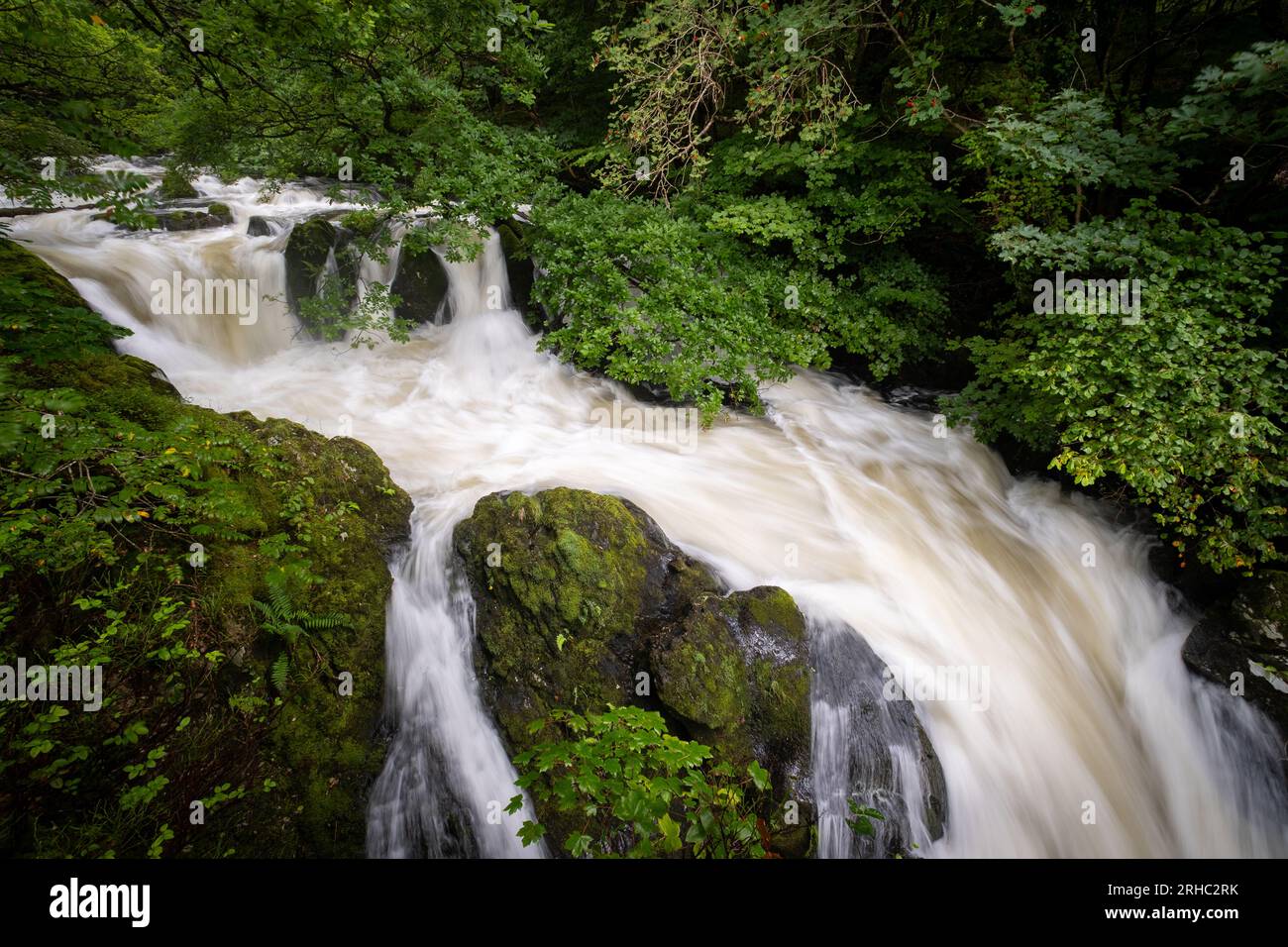 Waterfalls around Elterwater, Skelwith Force and Colwith Force Stock ...