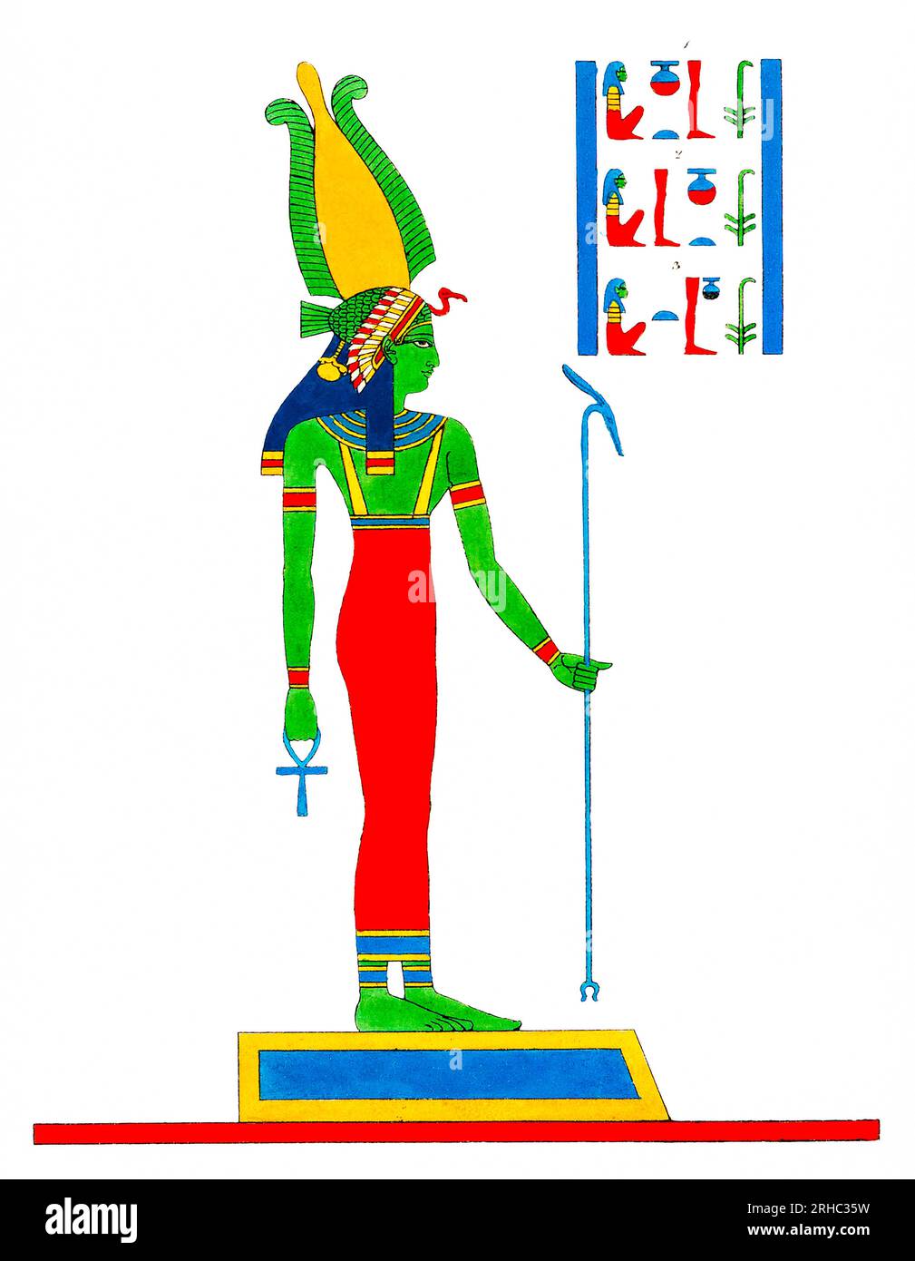 Ancient egyptian goddess wadjet Cut Out Stock Images & Pictures - Alamy