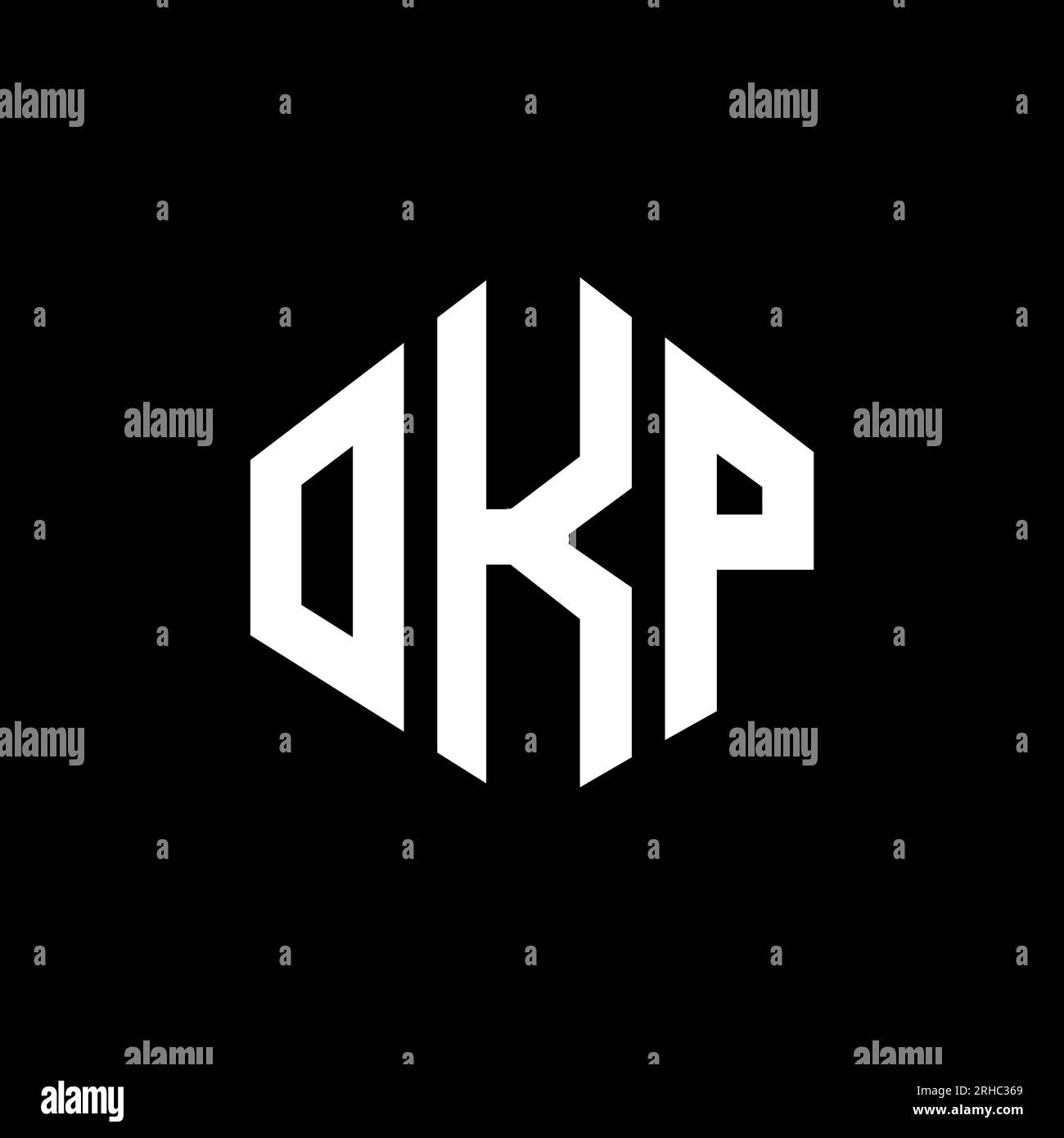 Okp logo design hi-res stock photography and images - Alamy