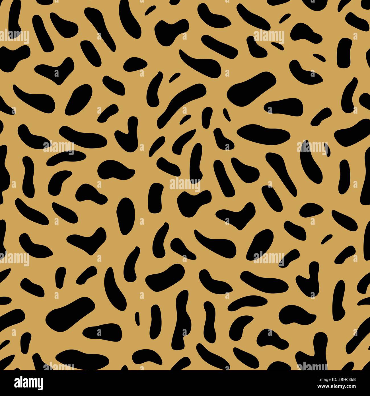 Animal skin seamless pattern golden colors with trendy camouflage ...