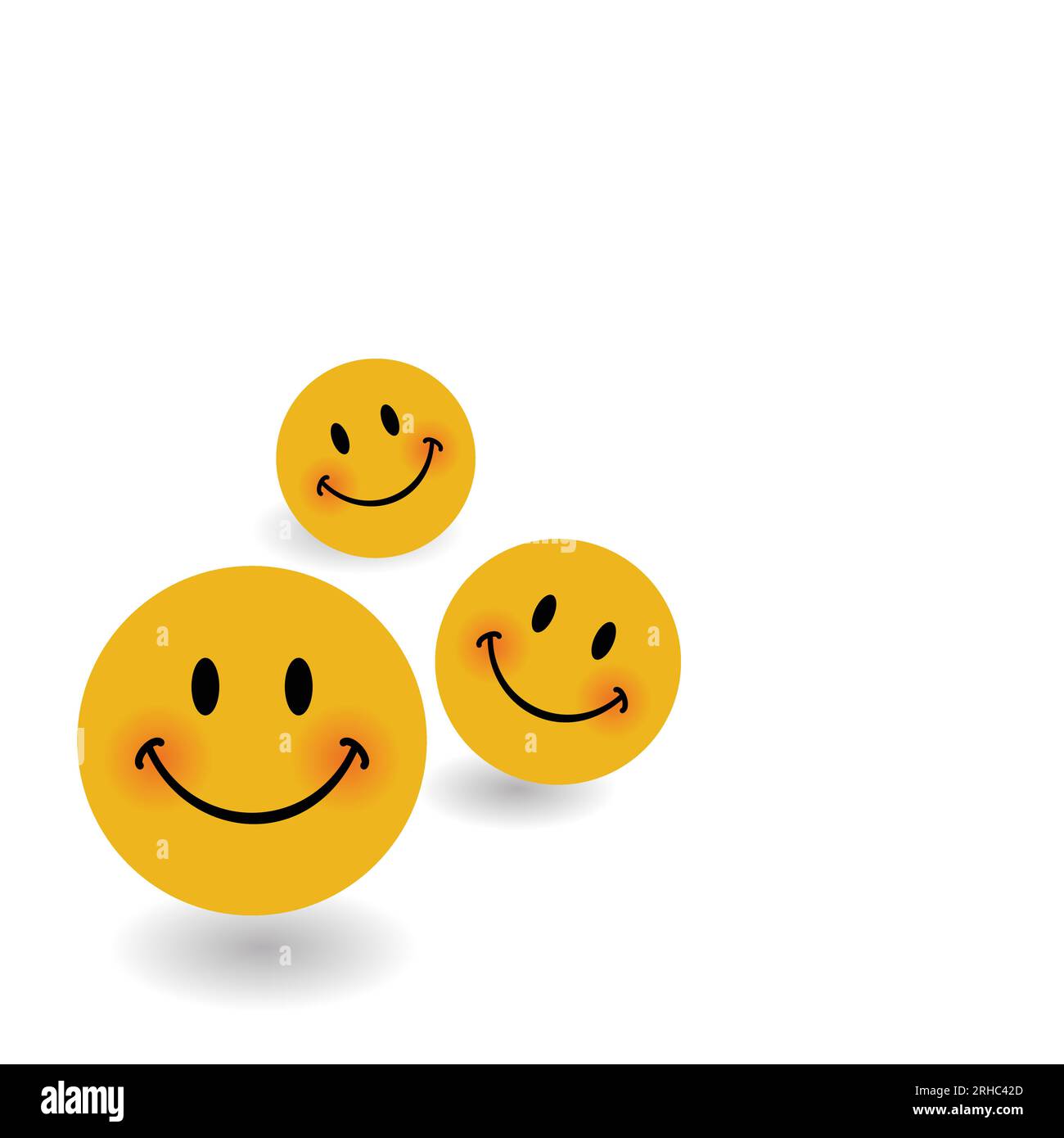Smile icon background template. Smiley faces design elements. Vector ...