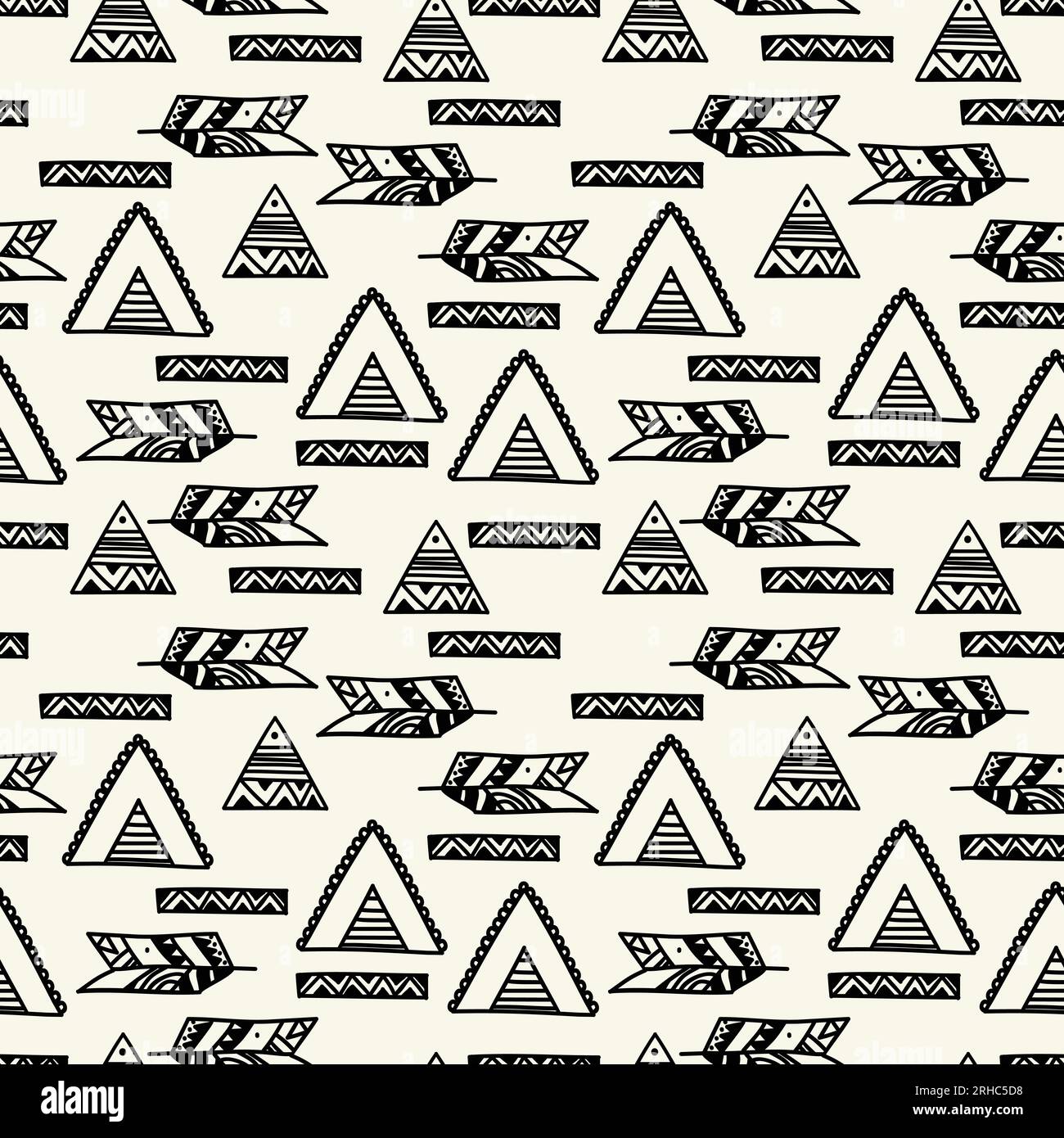 Aztec tribal seamless pattern vector illustration ready for fashion ...