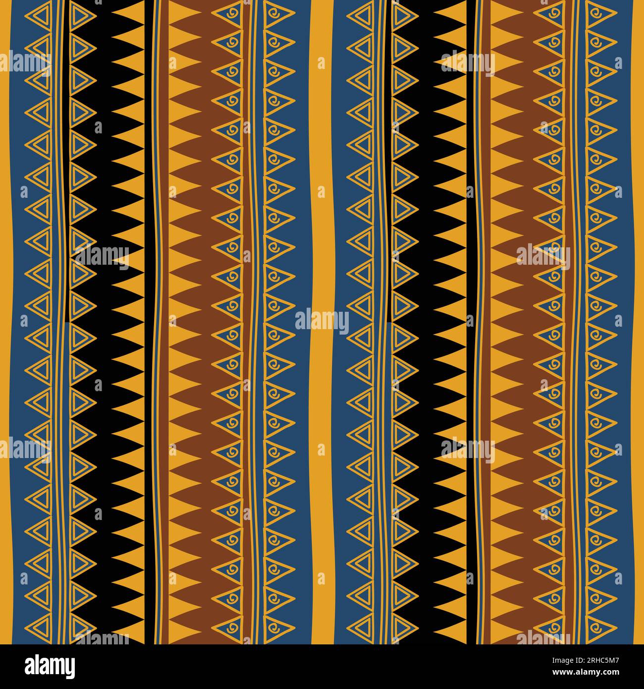 retro colors tribal vector seamless navajo pattern. aztec abstract ...