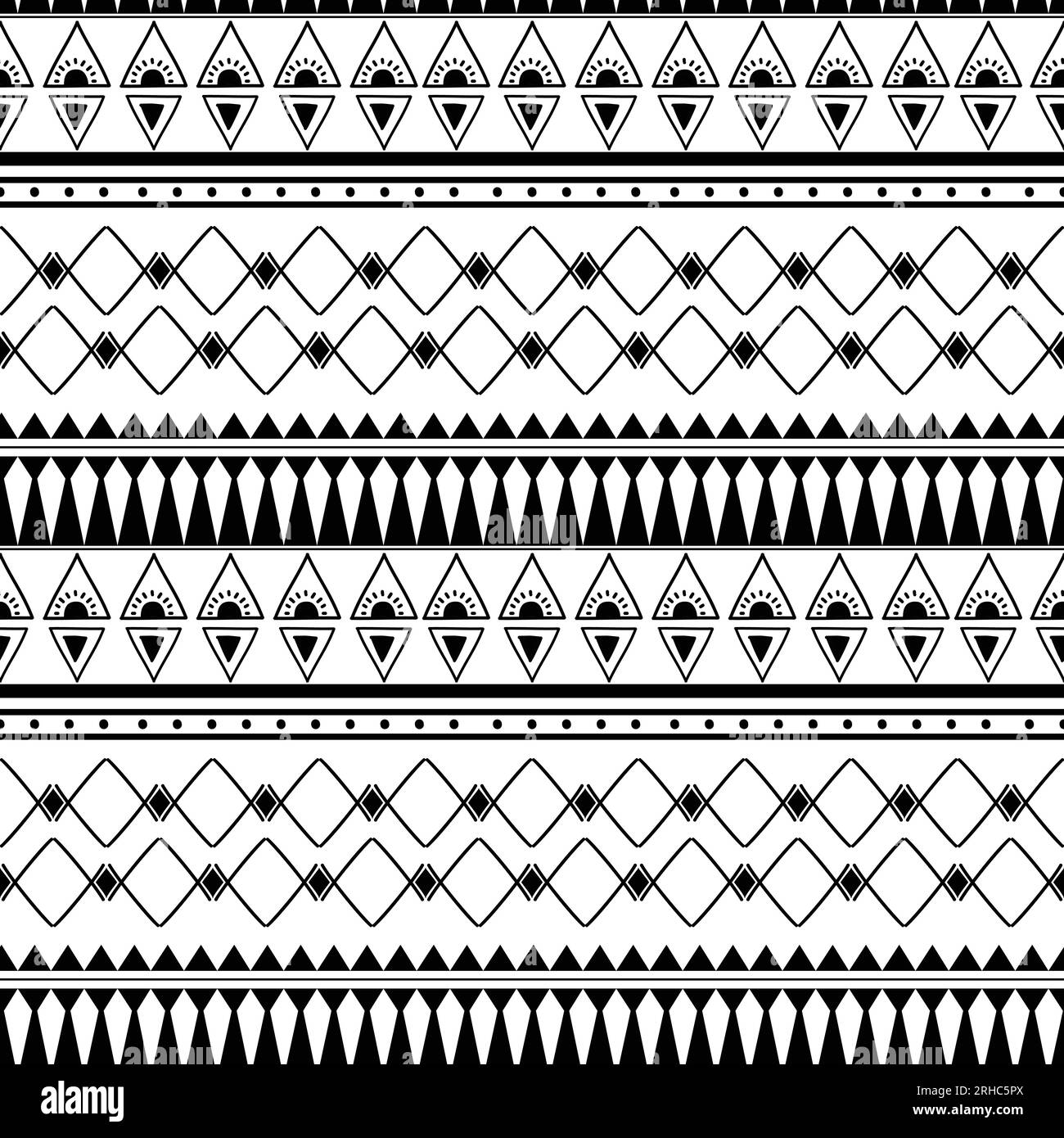 Aztec Tribal Seamless Pattern Vector Illustration Ready For Fashion