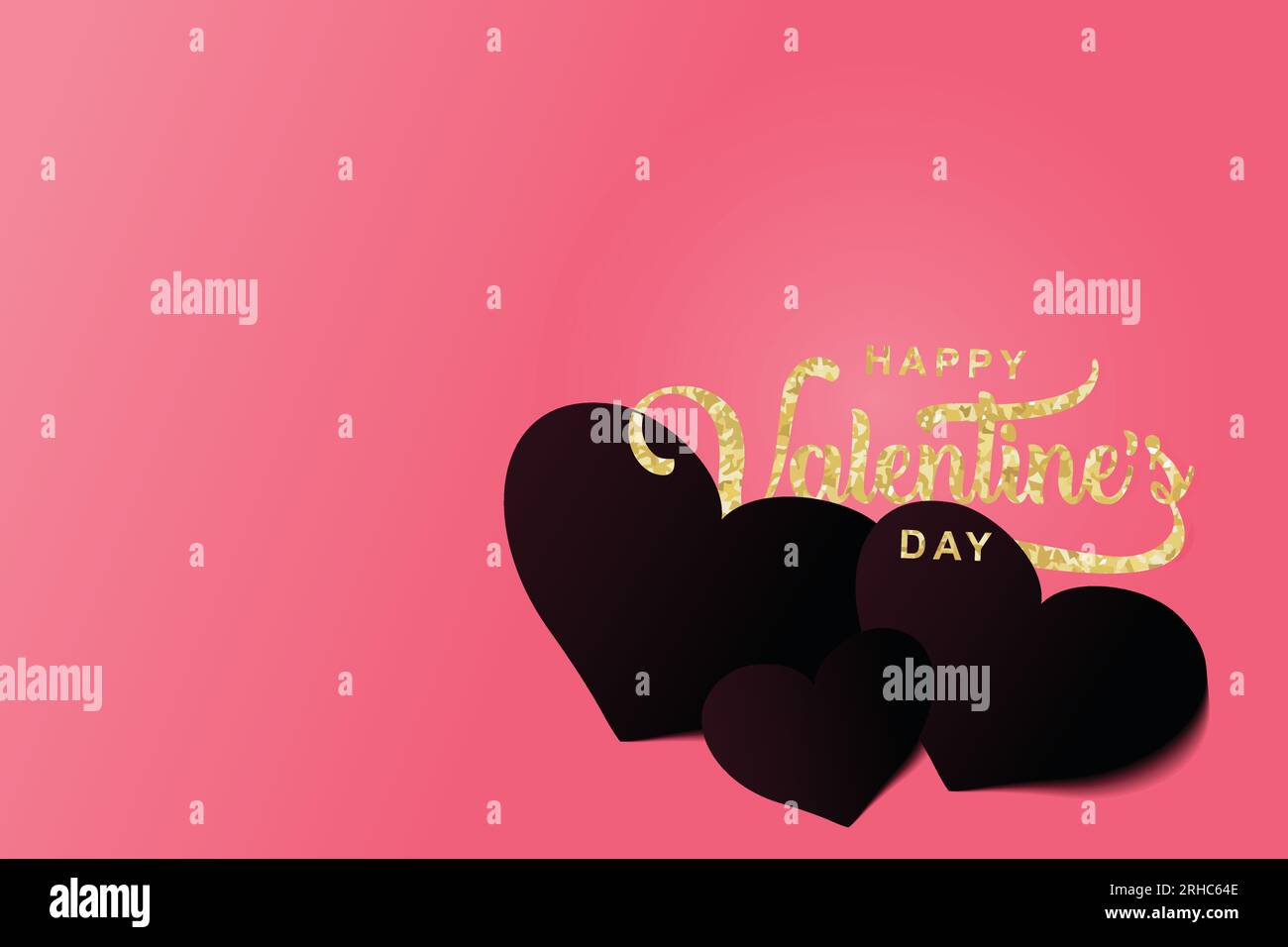 Heart symbol on pink Stock Vector Images - Alamy
