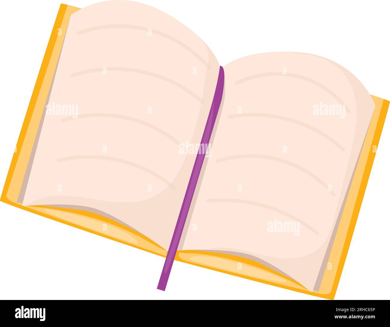 Open book with notes Stock Vector Image & Art - Alamy